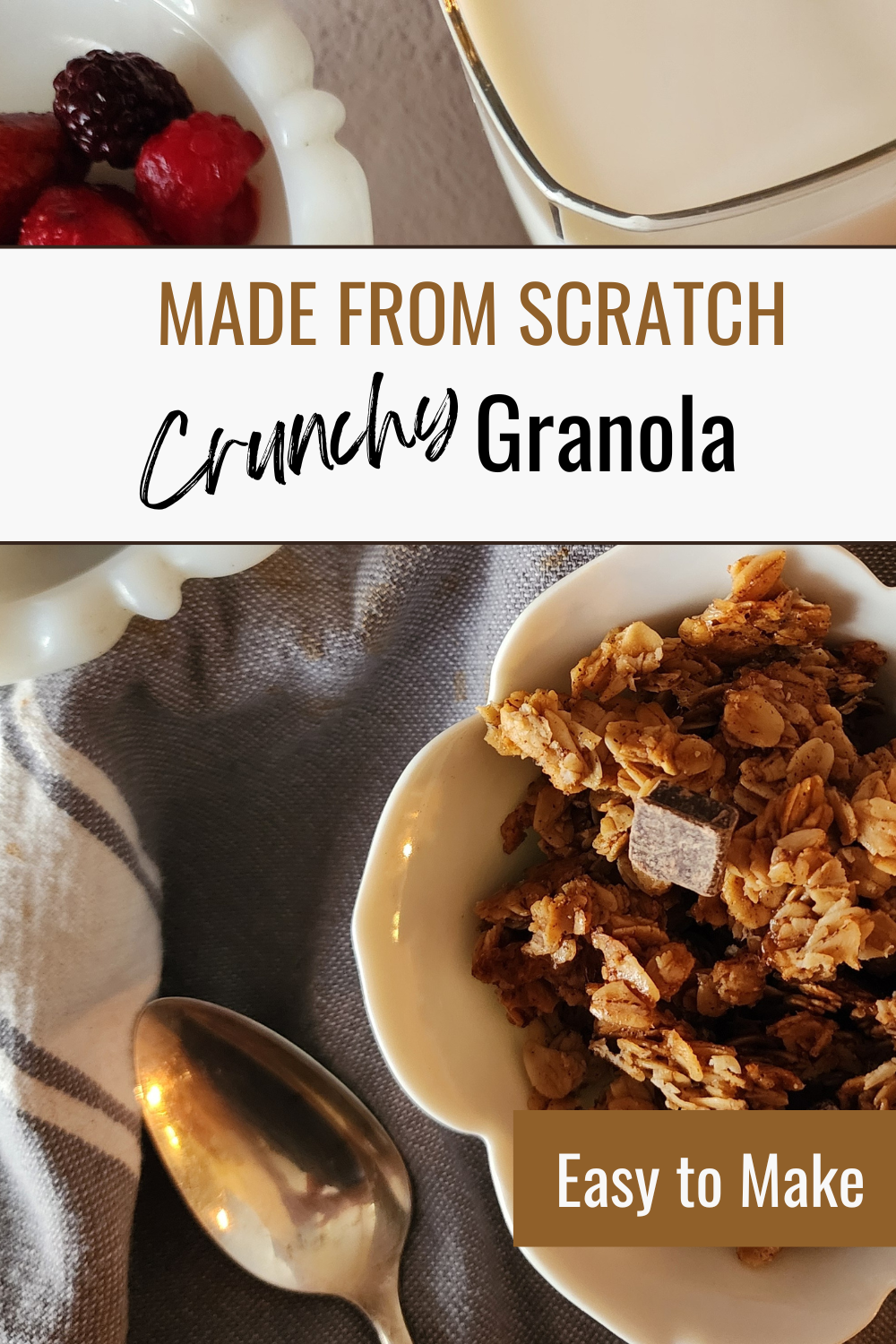 Made From Scratch Crunchy Granola - Our Manor on Main